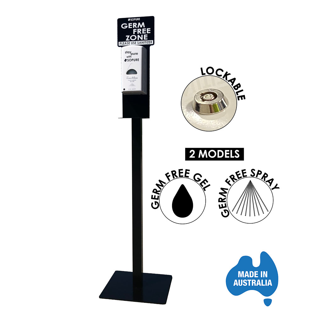 Germ Free Zone Touch FREE Gel or Spray Dispenser – IODA BRANDS