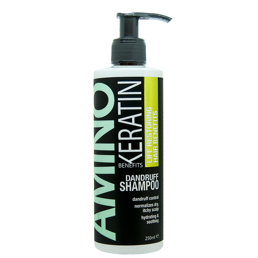 Amino Keratin Dandruff Shampoo 250ml - Flake-Free Scalp Treatment ...