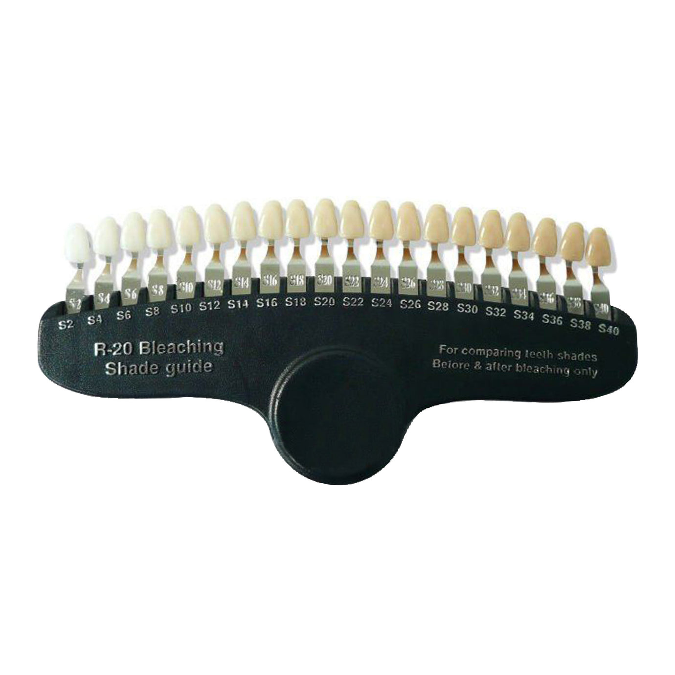 Professional Teeth Shade Chart Whitening Color Guide - Smile Logic ...